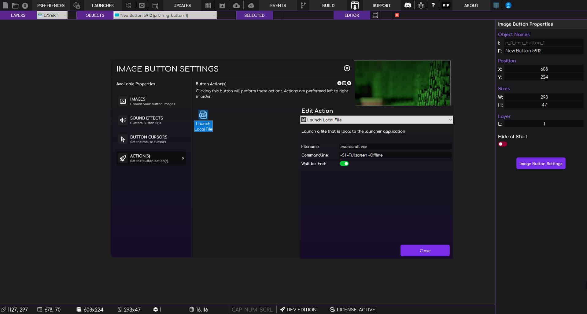 Game Launcher Creator Features - Game Launcher Creator