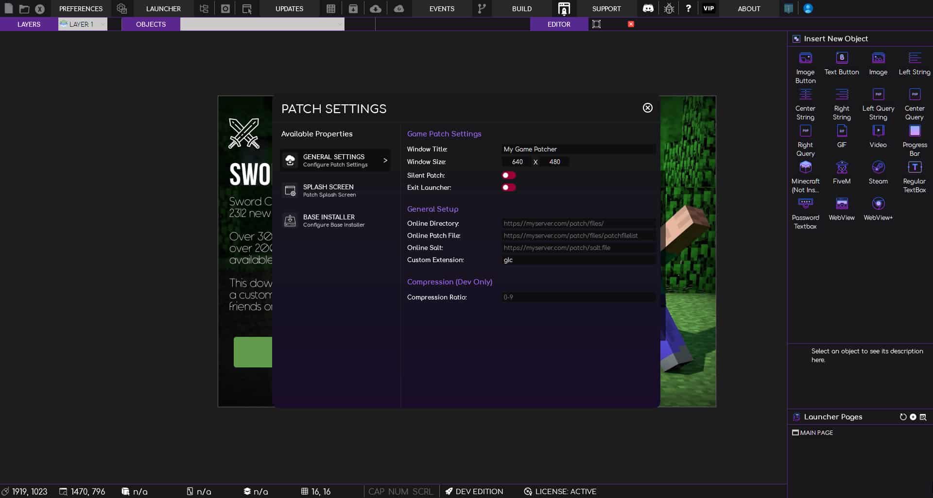 Game Launcher Creator Features - Game Launcher Creator