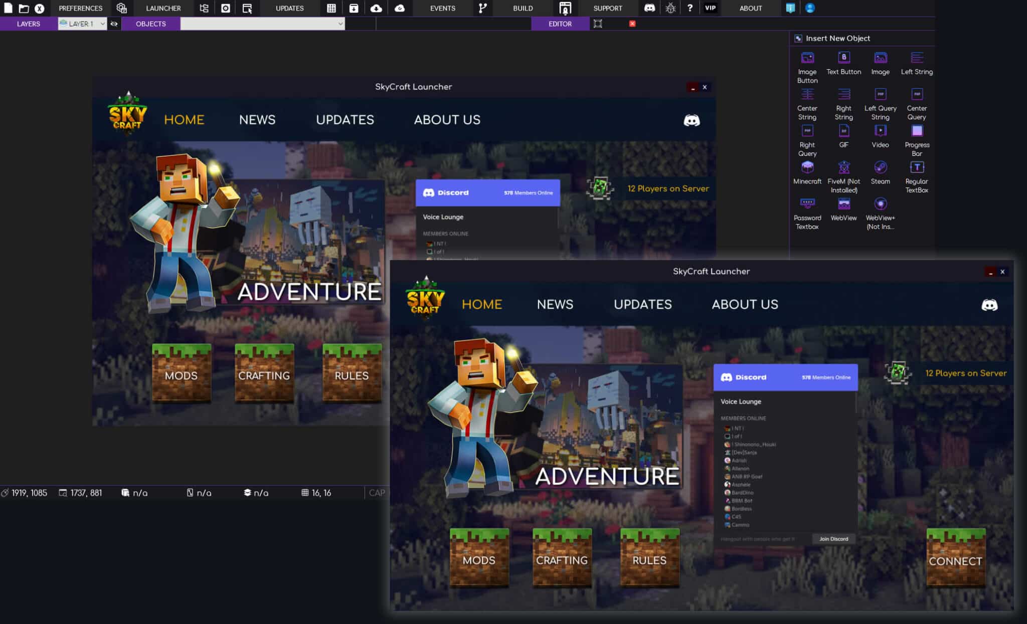 Custom Minecraft Launcher - Game Launcher Creator