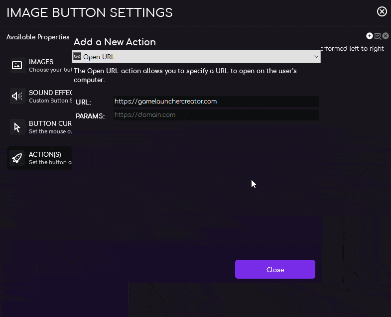 Game Launcher Creator Features - Game Launcher Creator