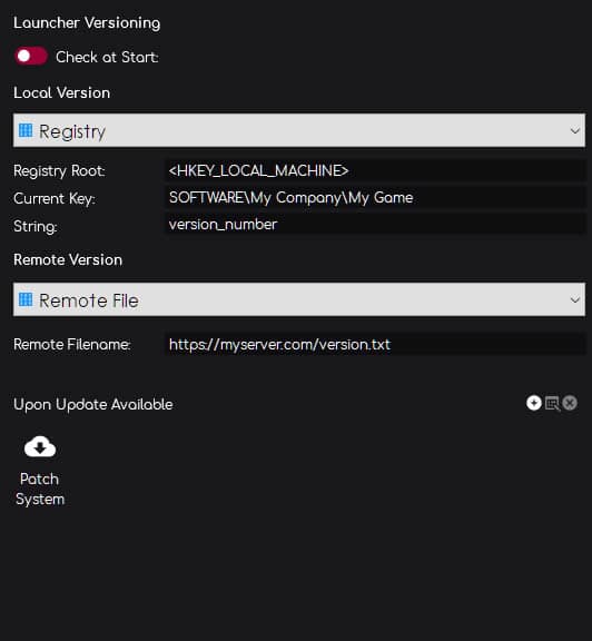 Advanced Online Patching System - Game Launcher Creator